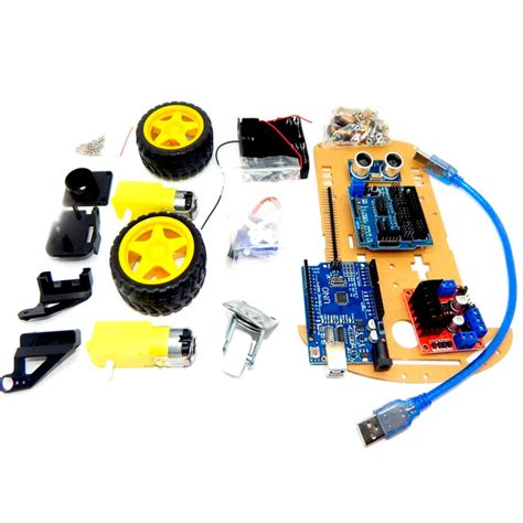 Стартовый набор Arduino конструктор двухколёсный 🚗 Car Kit 2 Wd Arduino Uno автомобиль