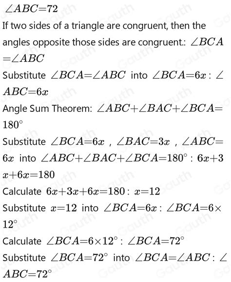 Solved Work Out The Value Of ABC The Diagram Is Not Drawn Accurately ABC Geometry