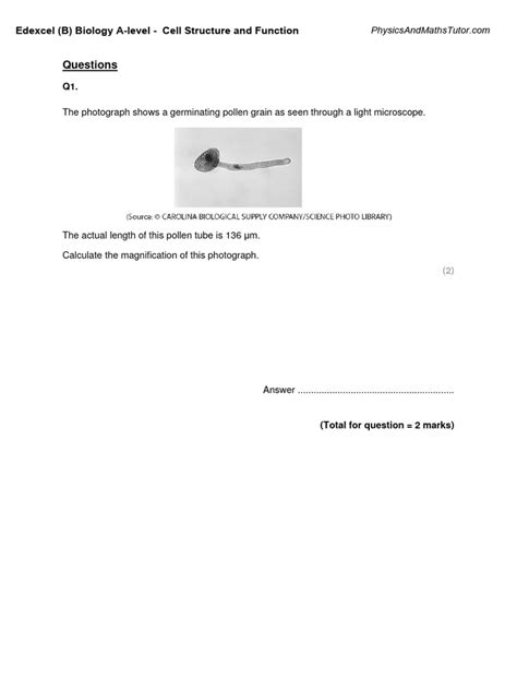 2 1 cell structure and function pdf cell biology bacteria