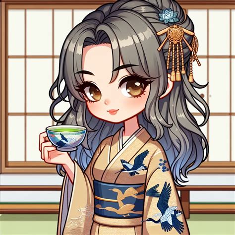 Anime Girl With Grey Hair Anime Fanart