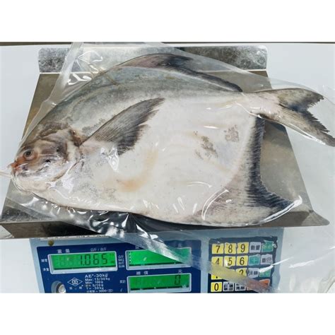 「饕客食品」現撈急凍二去鯧魚900g正負10 蝦皮購物