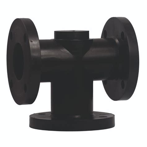 Black Pvc Flanged Tee At ₹ 140 Piece Ahmedabad Id 25990587297