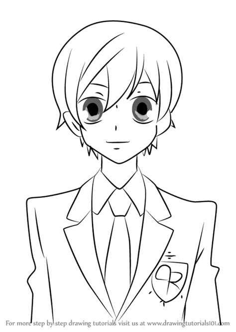 Learn How To Draw Haruhi Fujioka From Ouran High School Host Club Ouran High School Host Club