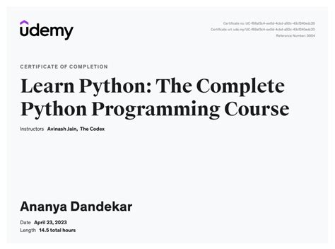 Ananya Dandekar On Linkedin Udemy Course Completion Certificate