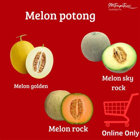 Jual Melon Golden Potong Melon Sky Rock Potong Melon Rock Melon