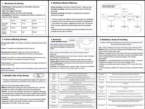 Gcse Psychology Aqa Memory Unit Teaching Resources