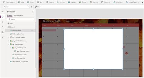 Make A Calendar In Power Apps Part Matthew Devaney