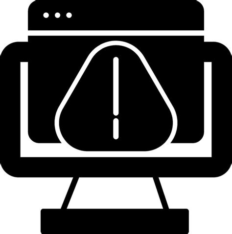 Error Log File Glyph 65357725 Vector Art At Vecteezy