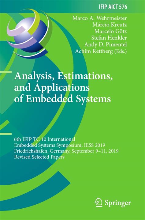 Buy Analysis Estimations And Applications Of Embedded Systems 6th