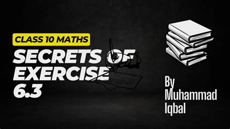 Maths 10thexercise 63rangevariancestandard Deviation Youtube