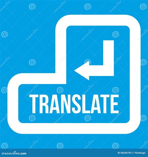 Translate Button Icon Cartoon Style 79585215