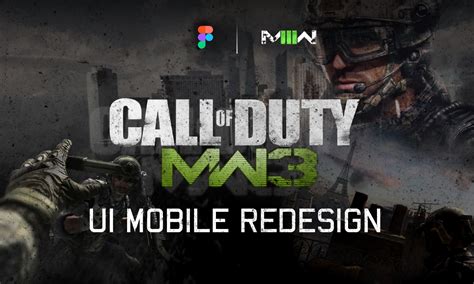 Call Of Duty Mw3 Ui Mobile Redesign Figma Community