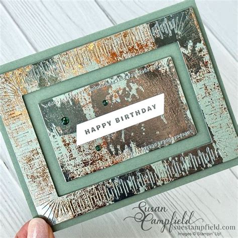 stunning and simple nested frames card with radiating stitches dies