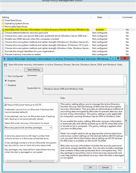 Backup Bitlocker Recovery Password From An M Pcie Nvme Drive Compatibility By Vane
