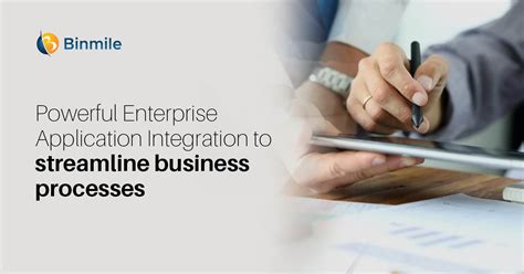Enterprise Application Integration For Business Efficiency