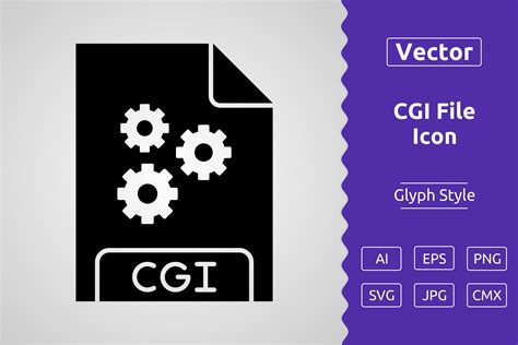 CGI File Format Icon Graphic By Muhammad Atiq Creative Fabrica