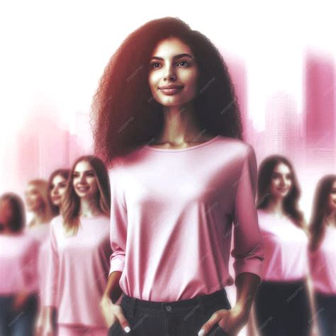Elegant Breast Cancer Poster For Awareness Campaigns Premium Ai Generated Image