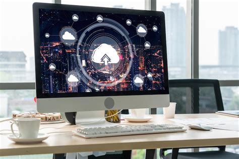 Premium Photo Cloud Computing Software For Modish Remote Work