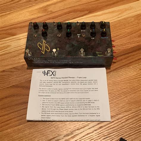 dpfx triple loop parallel stereo blender 2022 free shipping reverb
