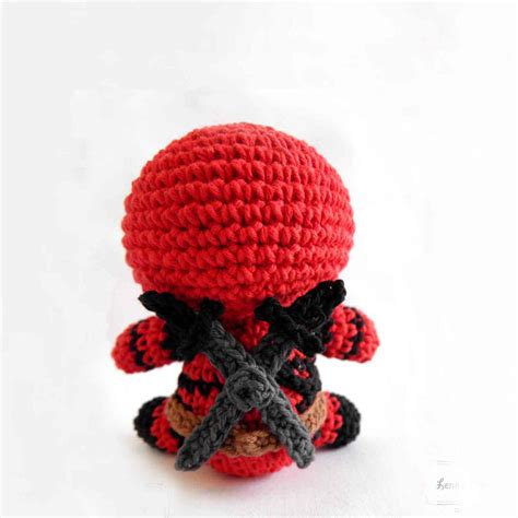 Deadpool Amigurumi Crochet Pattern Lenns Craft