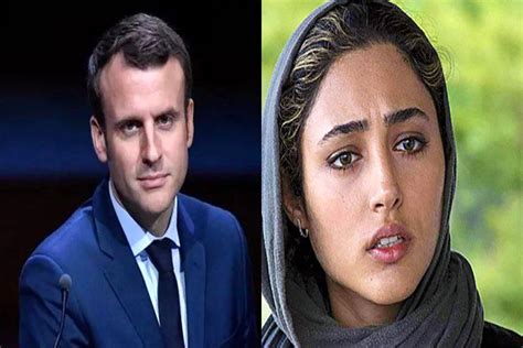 رابطه پنهانی گلشیفته فراهانی و مکرون لو رفت