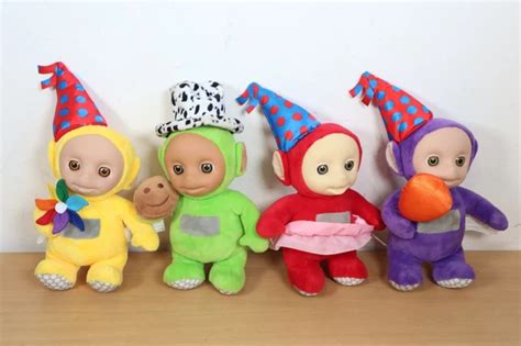 Teletubbies Party Dipsy Lala Po Tinky Winky Party Hat 11 Talking Plush