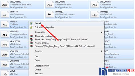 Download Font Unicode Full Font Unicode Tiếng Việt Đầy Đủ