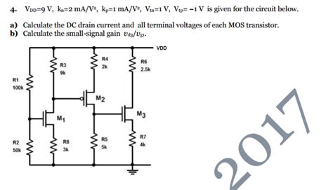 Solved Table 1 Active Device Parameters And Their Spice