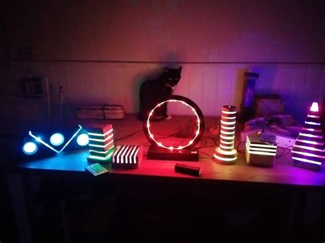 Neon Lights Table Decor