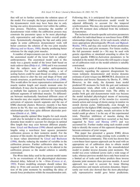 An Emg Driven Musculoskeletalmodeltoe Pdf