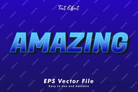 Premium Vector Amazing Text Effect Editable And Easy To Use Typography Effect