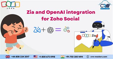 Zoho Social Integration With OpenAIS Zia CRM Masters