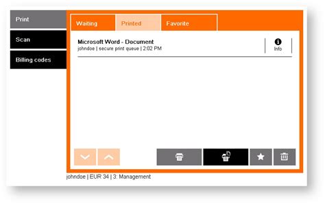 Printing At A Fuji Xerox Device