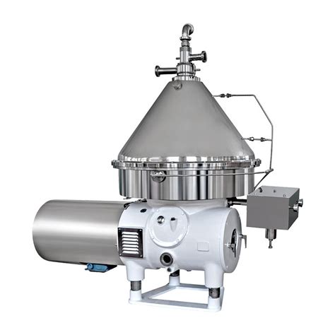 Industrial Dairy Milk Cream Separator Disc Stack Centrifuge