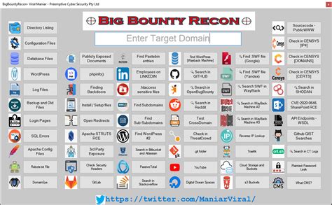 Bigbountyrecon Reconnaissance Tool Information Security Cyber Security Hacking