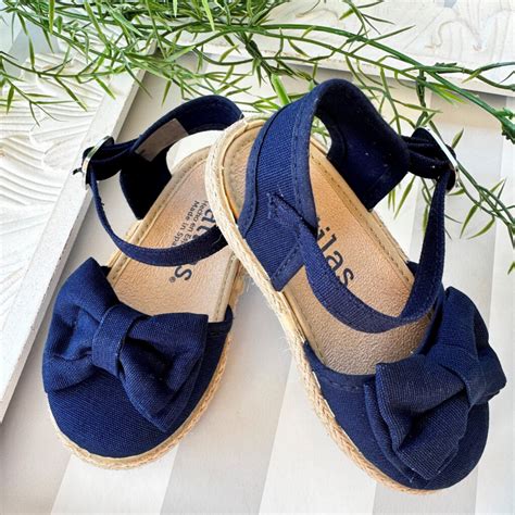Camila Sandal Navy Girls Shoes Koco Bino