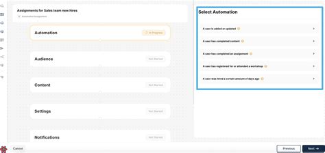 Creating An Automated Assignment Continu Help Center