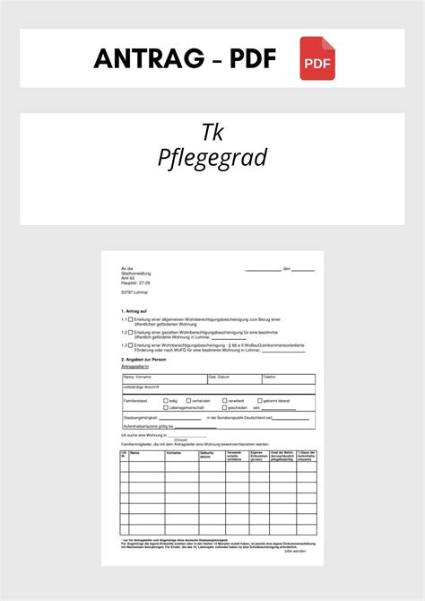 Tk Pflegegrad Beantragen Pdf