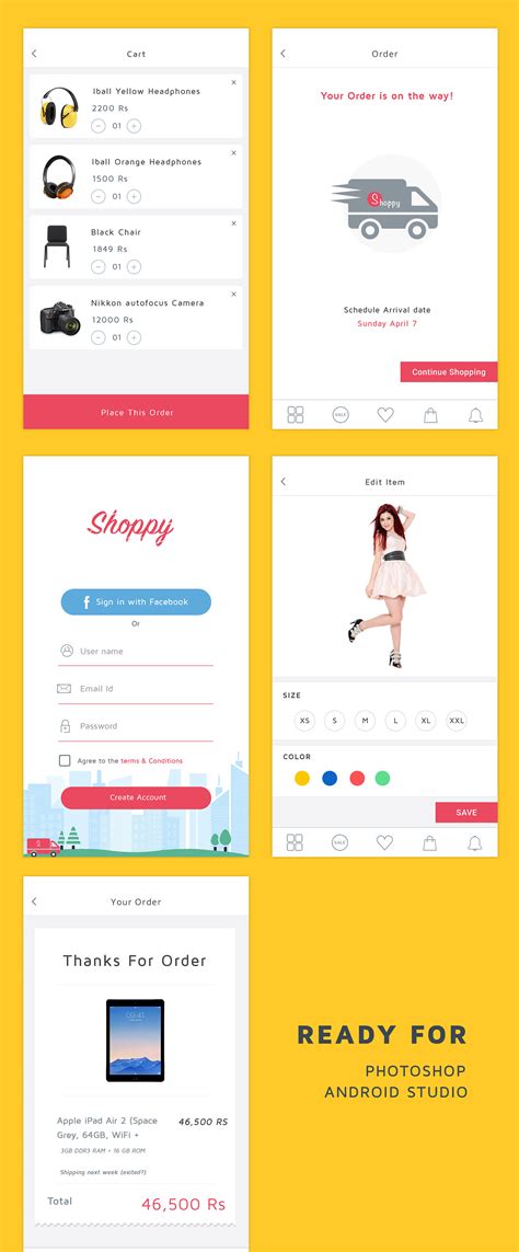 Shoppy Ecommerce Ui Kit Behance