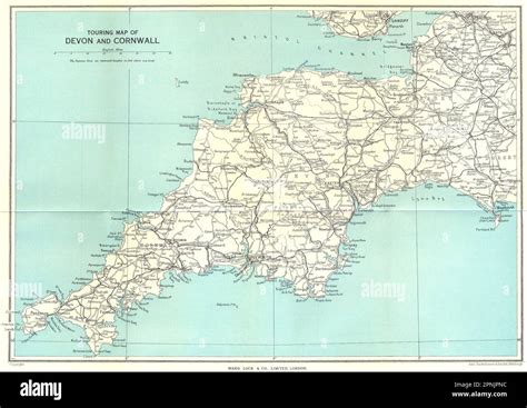 Map London England 1952