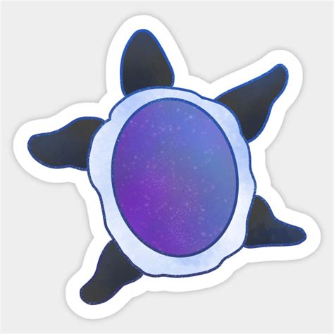 Pride Flag Space Turtle Asexual Flag Lgbt Pride Month Sticker