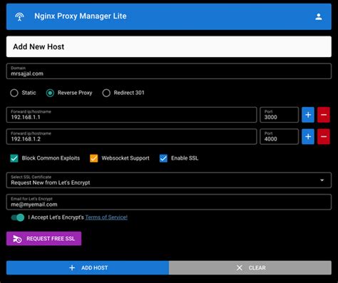 Github Sajjalnginx Proxy Manager Lite A Lightweight Docker Container For Managing Nginx