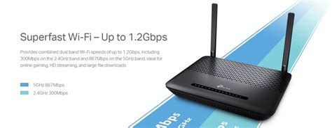 TP Link Archer VR V AC Wireless Gigabit VoIP VDSL ADSL Modem Router NBN PCLIVE Computer