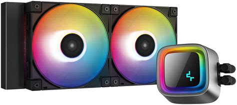 Deepcool Ls520 Rgb 240mm Aio Liquid Cpu Cooler 3100 Rpm Pump Speed 19 Dba Noise 4 Pin Pwm Fan