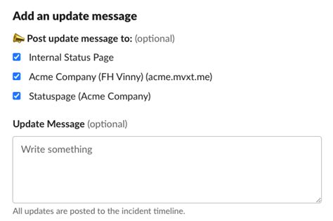 Posting Updates