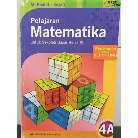 Jual BUKU PELAJARAN MATEMATIKA UNTUK SD KELAS IV JILID A Shopee Indonesia