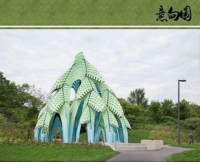 松树雕塑意向图