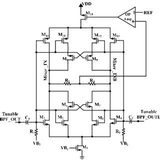 Schematic Of Linear Gm Cell Download Scientific Diagram