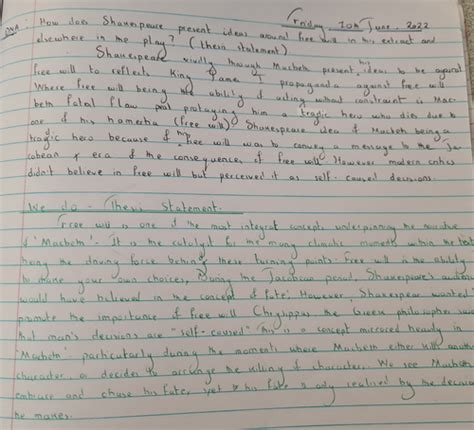 Thesis Statement Writing Resources Gcse English Literature Teaching Resources