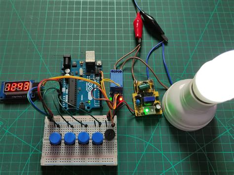 Arduino Based Adjustable On And Off Timer With 7segment